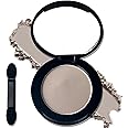 Amazon.com : MEICOLY Macaron Gray Grey Single Eyeshadow with Mirror ...