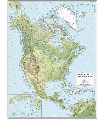 World Map Us Maps For Wall Wall Map Of North America - Large Laminated ...