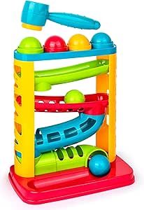 Amazon.com: Durable Pound A Ball Toys for Toddler, Stacking, Learning ...