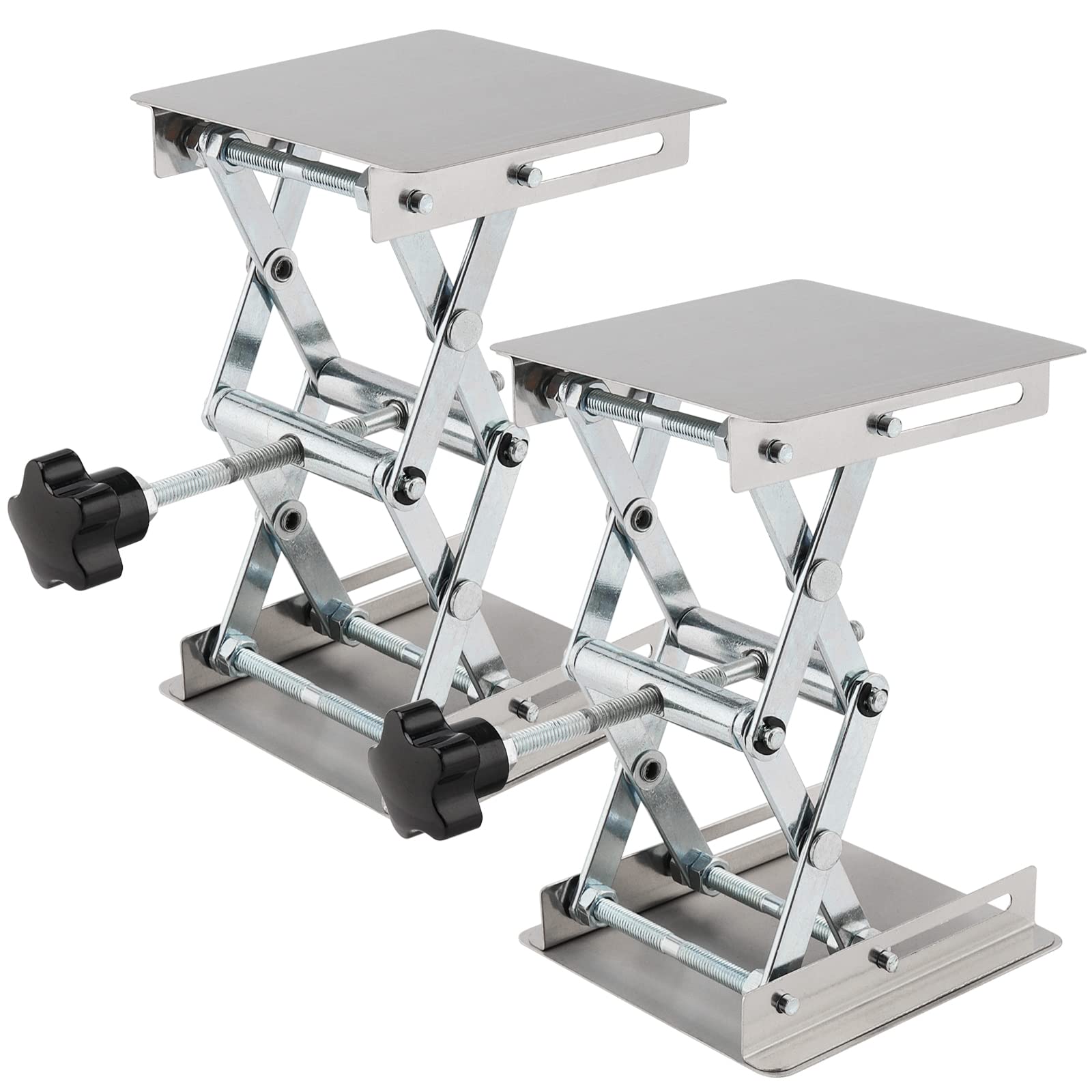 SEHOI 2 PCS 4 x4 Inch Lab Scissors Jack, Stainless Steel Lab Lift ...