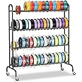 Amazon.com: AHOWPD 3D Printer Filament Storage Rack - 4 Tier Rolling ...