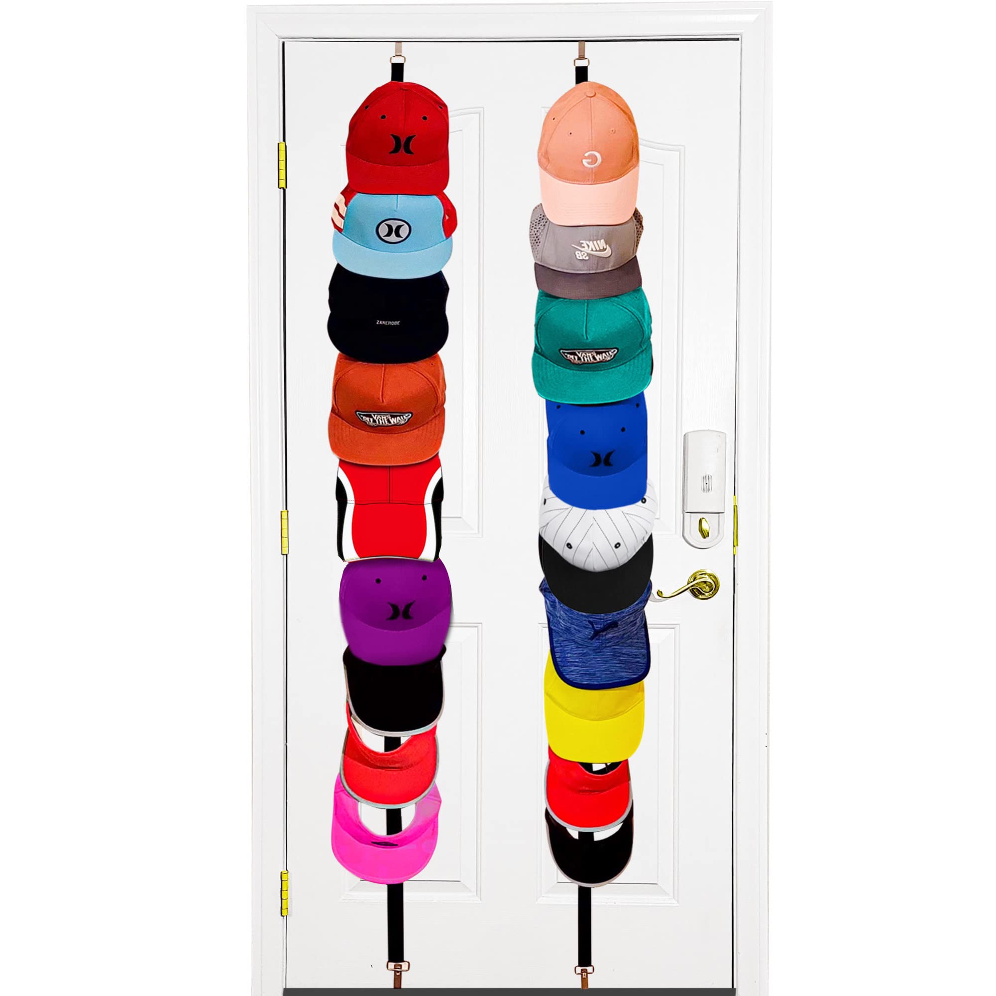 FLANCCI Hat Rack Organizer over the door, Baseball cap holder, hat ...
