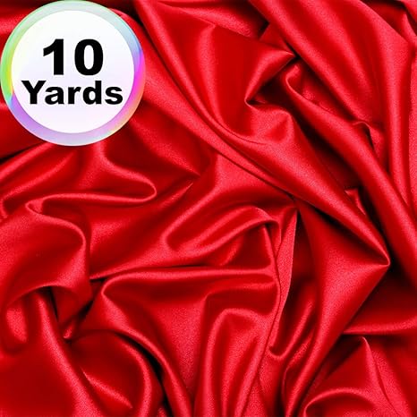 Amazon.com: Charmeuse Satin Fabric | 10 Yards Continuous | 60" Wide ...