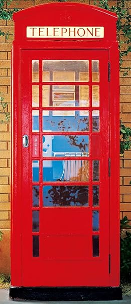 Telephone Box Urban Landscapes Photography 86x200cm Door Mural ...