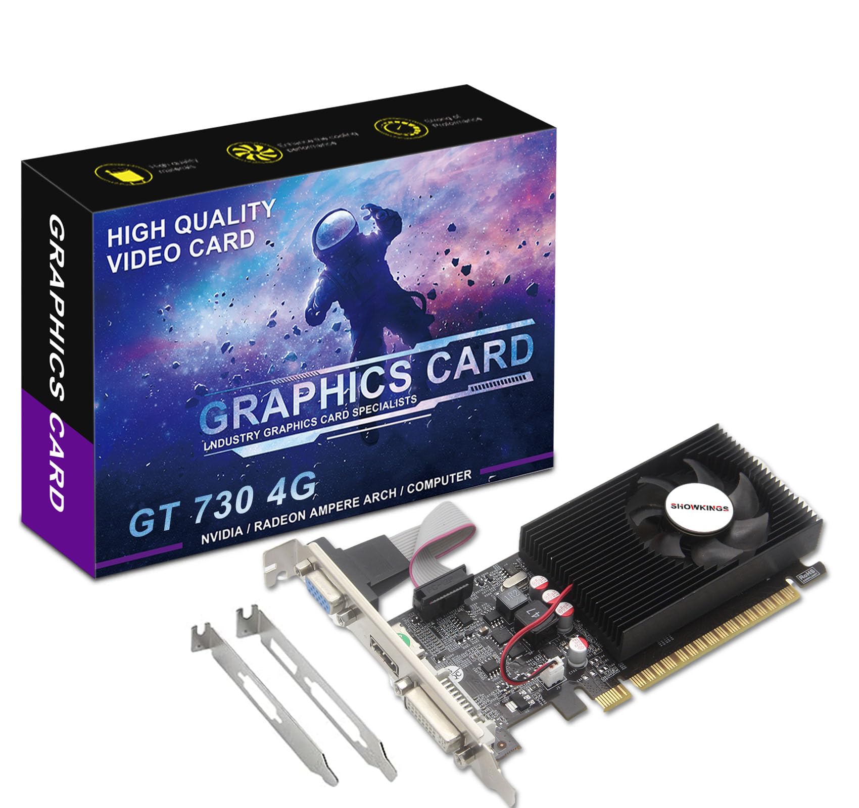 Mua GeForce GT 730 4GB Graphics Card, 128Bit GDDR3 PCIe x16 Low Profile ...