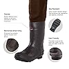 TIDEWE Neoprene Waders, Cleated Bootfoot Men Chest Waders, Waterproof ...