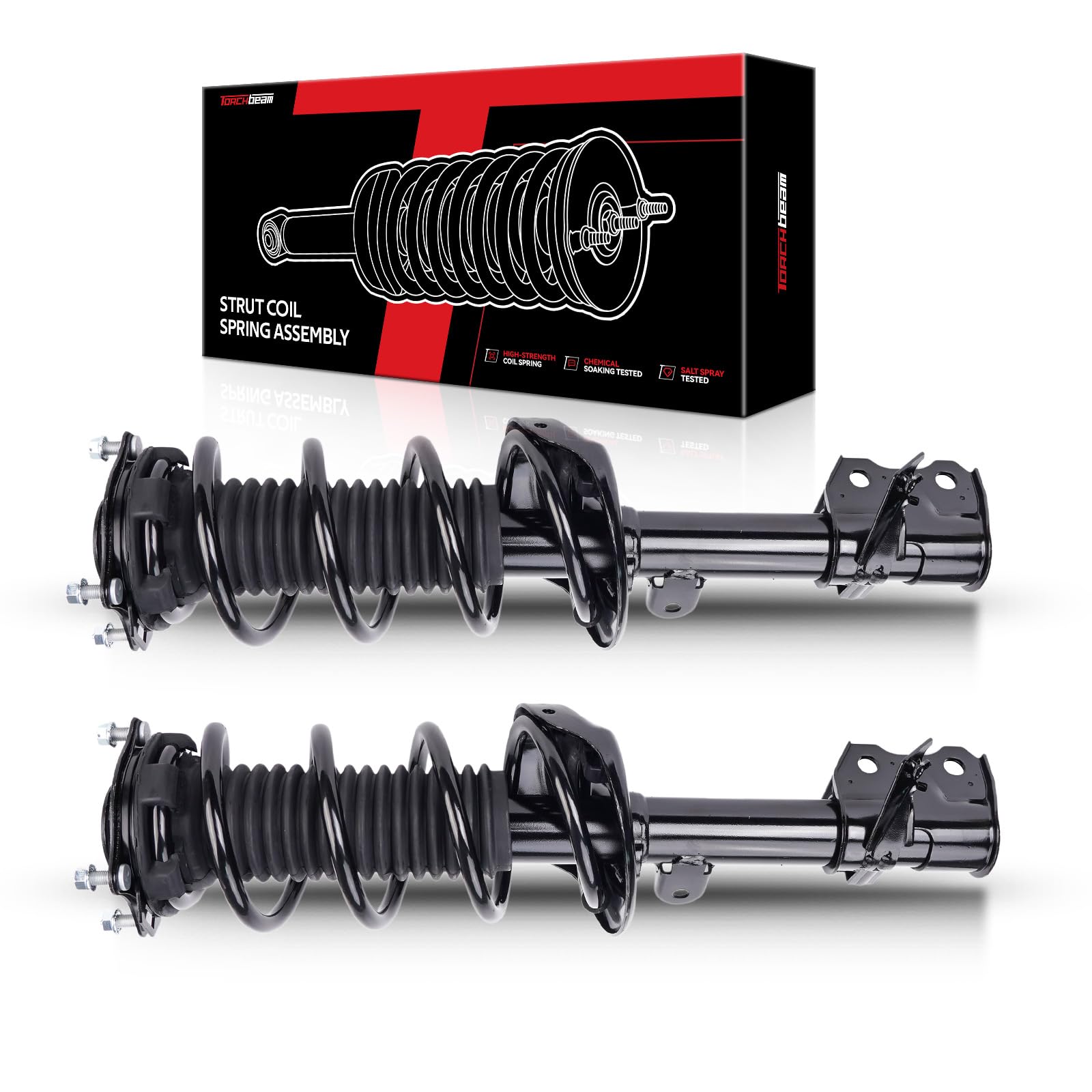 Torchbeam Front Shock Struts Replacement Complete Assembly Pair Fit for ...