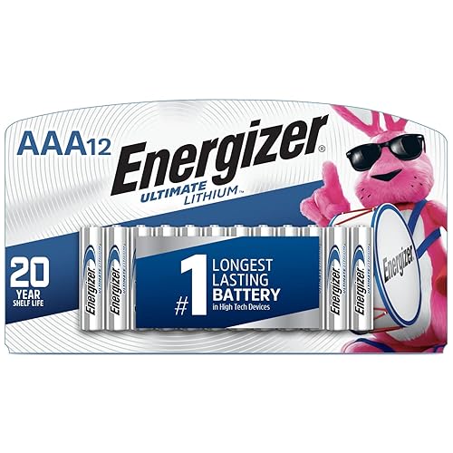 Energizer AAA Batteries, Ultimate Lithium Triple A Battery, 12 Count in ...