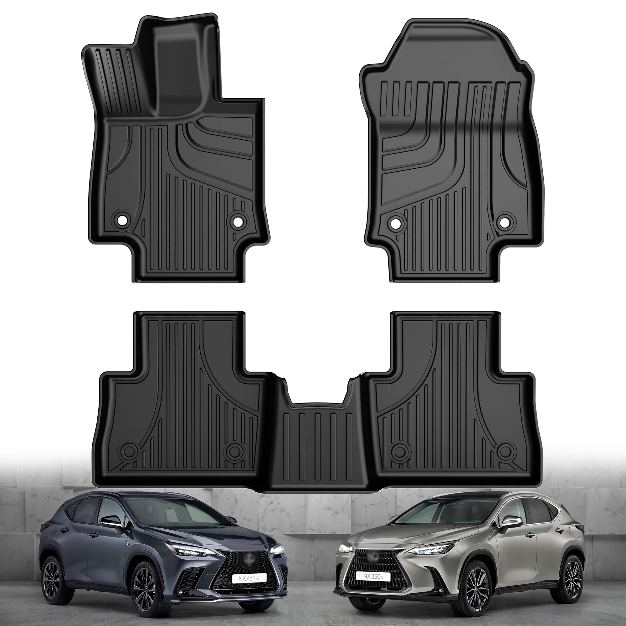 Original Floor Mats for 2022-2025 Lexus NX/NX Hybrid All Models - Heavy ...