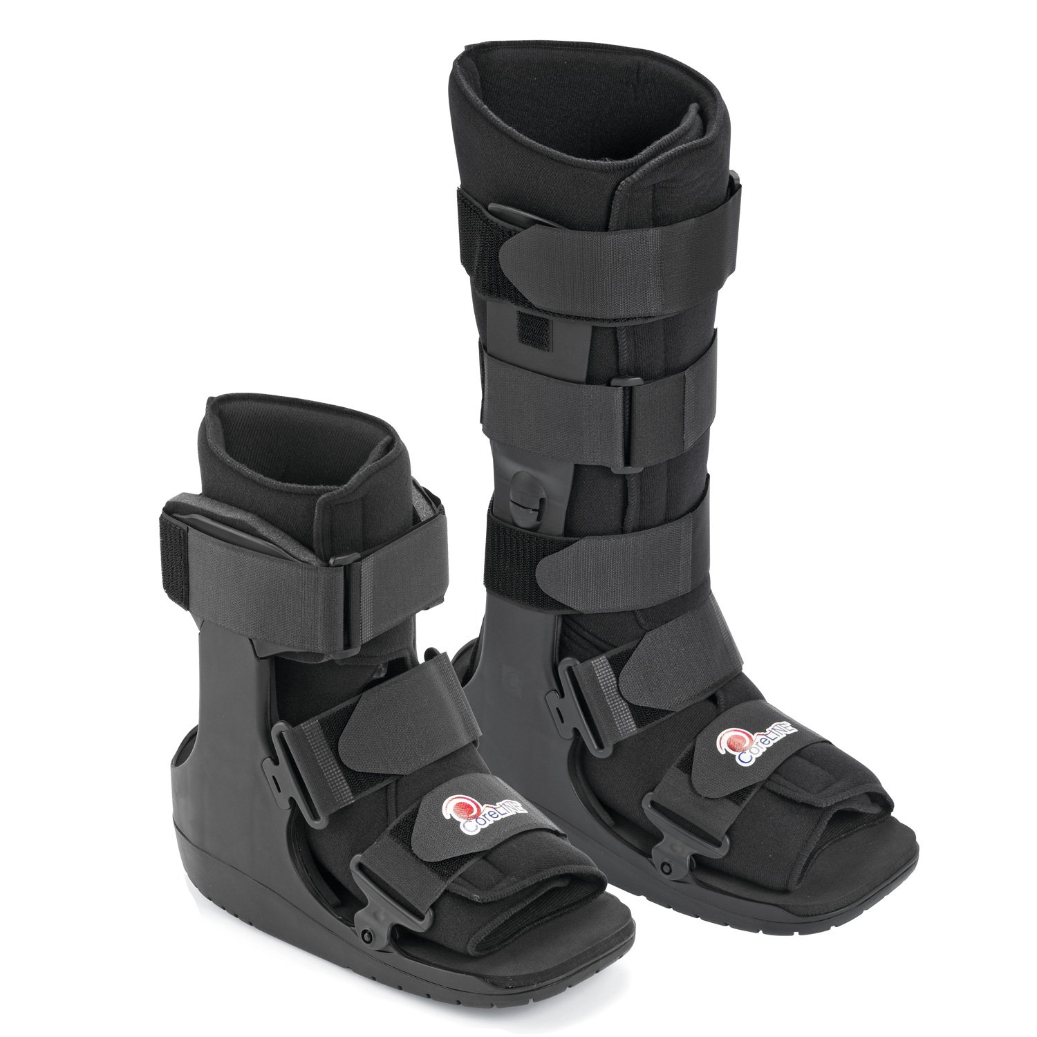 CoreLINE Pneumatic Cam Walker Boot With Plastic Uprights For Sprains ...