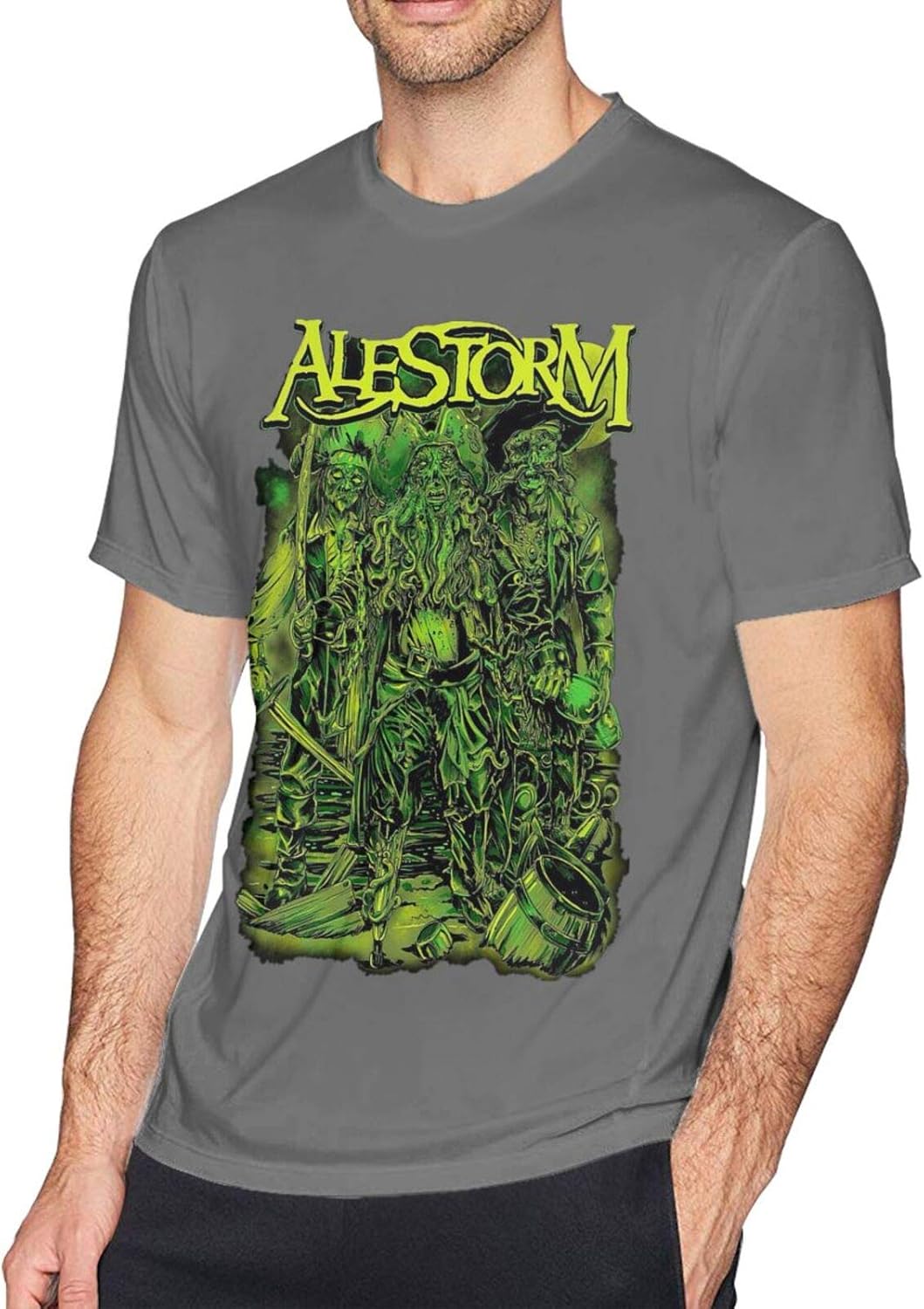 Laenurilr with Alestorm Shirt Classic Men T Shirts XL Deep Heather ...