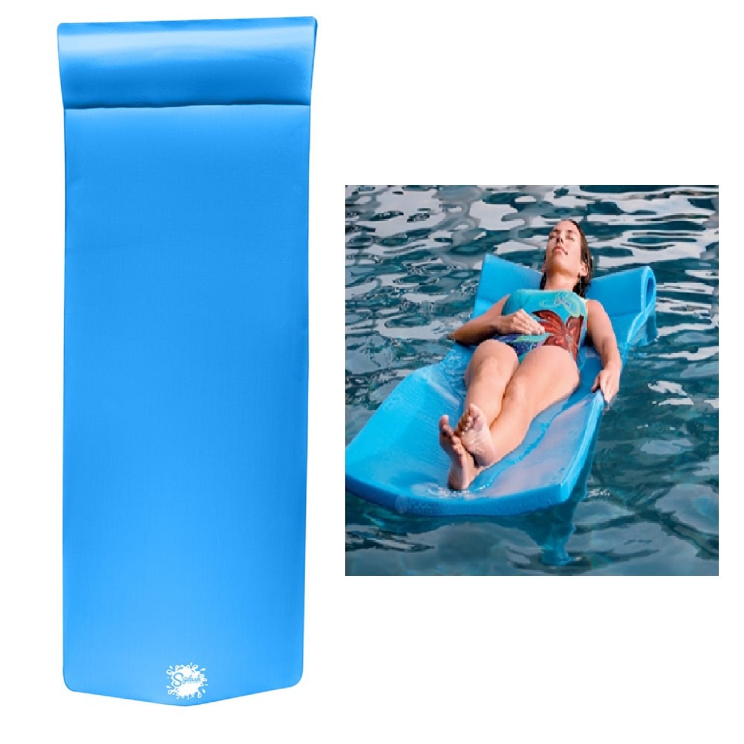 TRC Recreation Splash Pool Float, Bahama Blue