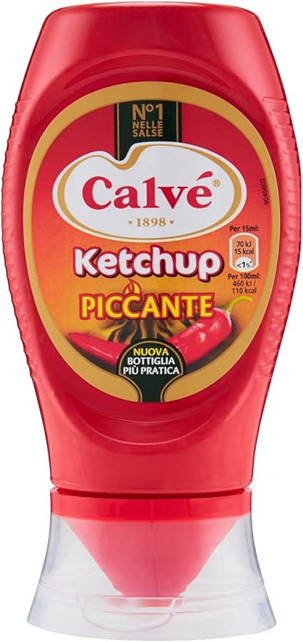 Calvé Ketchup Piccante, 250ml: Amazon.it: Alimentari e cura della casa