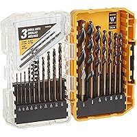 DEWALT DW1177 - Juego de Brocas de Metal. 20 Piezas. Acabado: Negro ...