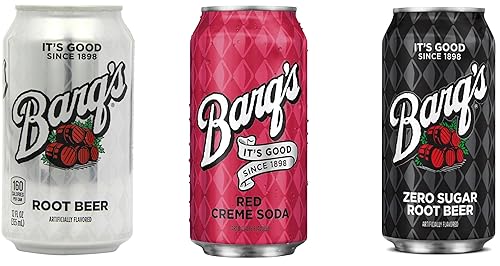 Generic Barqs Variety Pack - Root Beer & Red Creme Soda & Zero Sugar ...