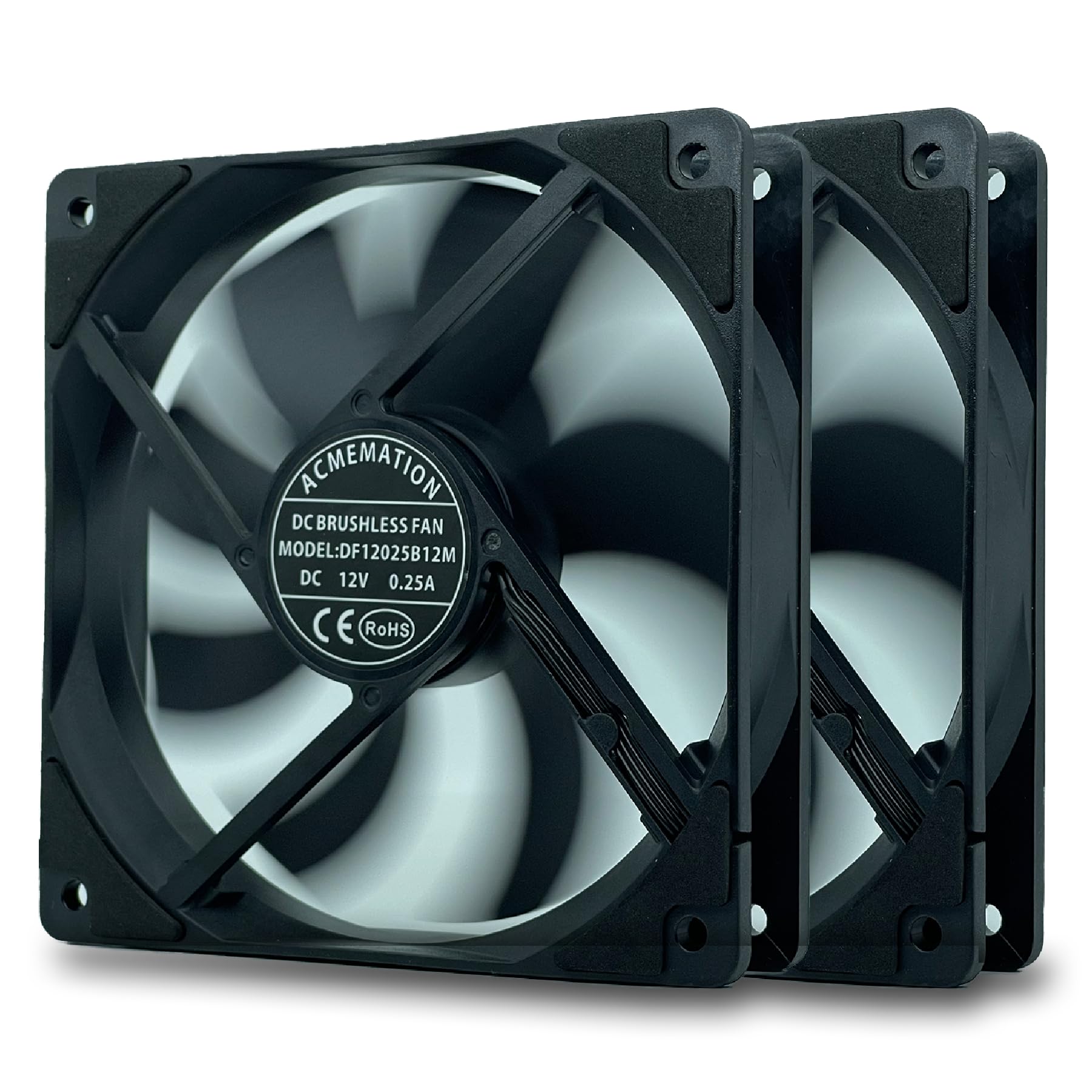 Mua 2-Pack 120mm PWM Computer Case Fan, 2700RPM 4-Pins Cooling Case ...