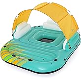 Amazon.com: Intex 58293EP Oasis Island Inflatable Giant 5 Person Lake ...