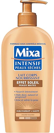 Mixa - Intensif Peaux Sèches - Lait Corps Nourrissant Effet Soleil ...