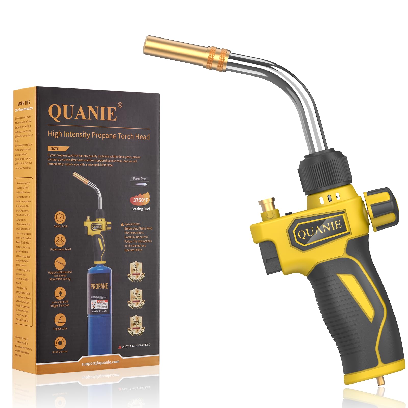 Propane Torch Head,Mapp Map Gas Torch Head,Extended & More Inclined ...