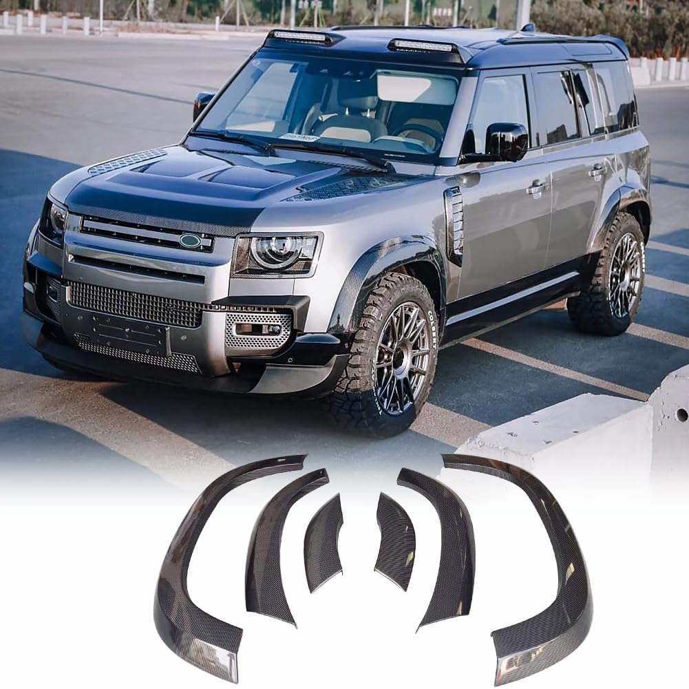 Mua Carbon Fiber Side Wheel Arch Fender Flares for Land Rover Defender ...