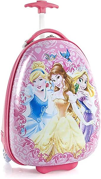 Amazon.com | Disney Princess Rolling Luggage Suitcase [Birdies] | Kids ...
