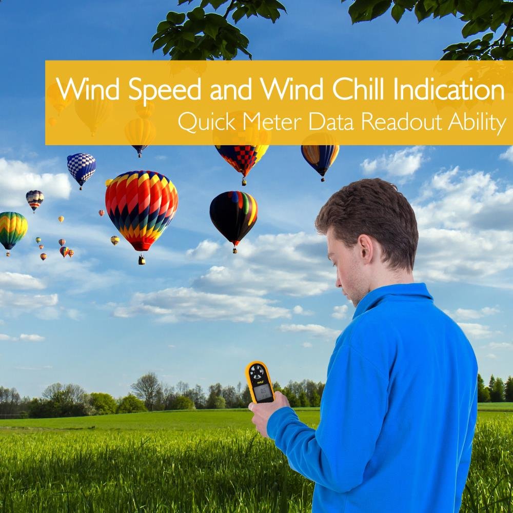 Mua Pyle Digital Anemometer Handheld Thermometer - Portable Handheld ...