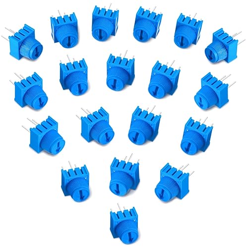 Flutesan 10K Ohm Trim Potentiometer Breadboard Trim Potentiometer Kit ...