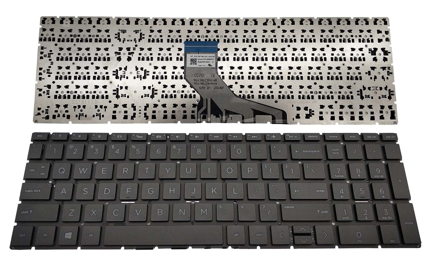 Mua Replacement Keyboard for HP 250 G7 255 G7 15-DA 15-DB 15-DK 15-DR ...