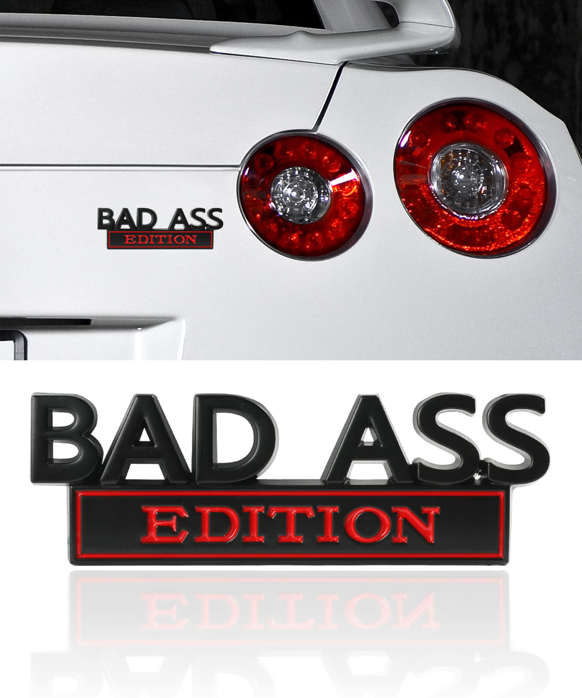Mua Bad Ass 3D Emblems Sticker,Car Fender Bumper Hood Trunk Door 3D ...