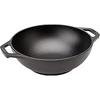Lodge L9MW Mini Wok Cast Iron, 9", Black : Amazon.ca: Home