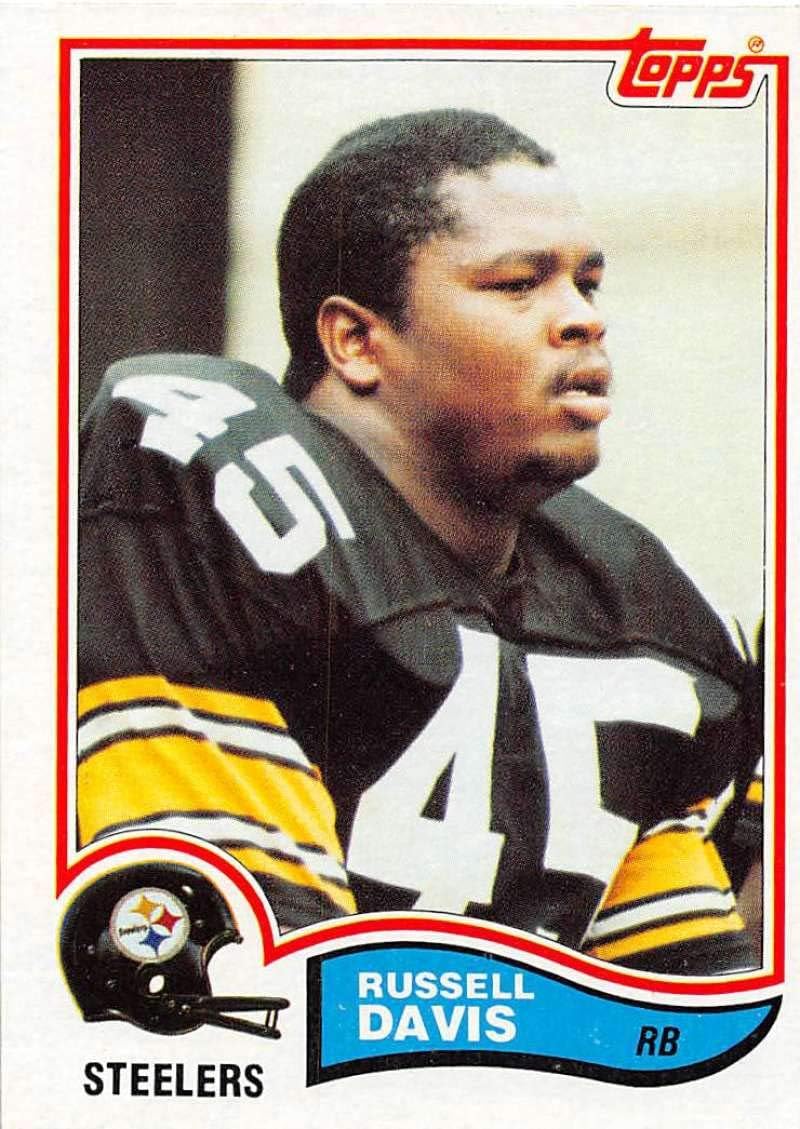 Amazon.com: 1982 Topps Football #208 Russell Davis RC Rookie Card ...