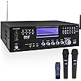 Amazon.com: Pyle 4-Channel Wireless Microphone Amplifier System - Home Audio Stereo Receiver ...