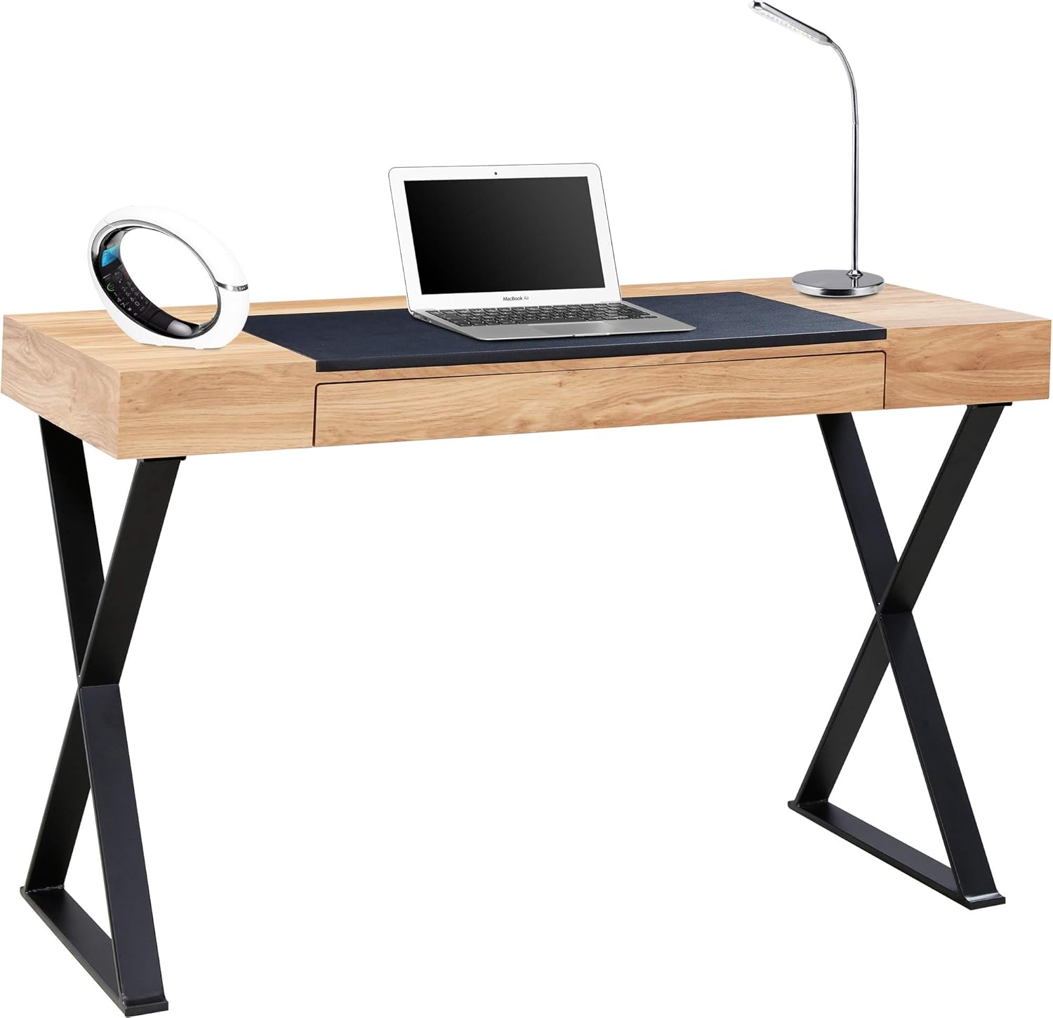 Centurion Supports ADONIS Oak and Chrome Ergonomic Home Office Computer ...