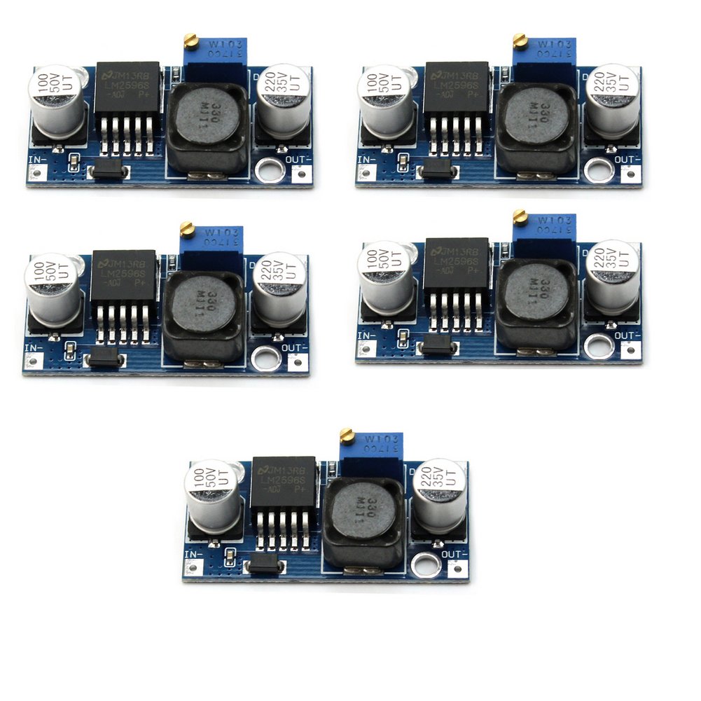 5pcs LM2596 DC-DC Buck Converter Step Down Module Power: Amazon.co.uk: Electronics