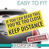 Keep Your Distance, Keep Your Distance Car Sign, Back Off Car Sign ...