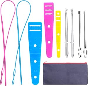 Amazon.com: 10 Pieces Bodkin Threader Drawstring Threader Set ...