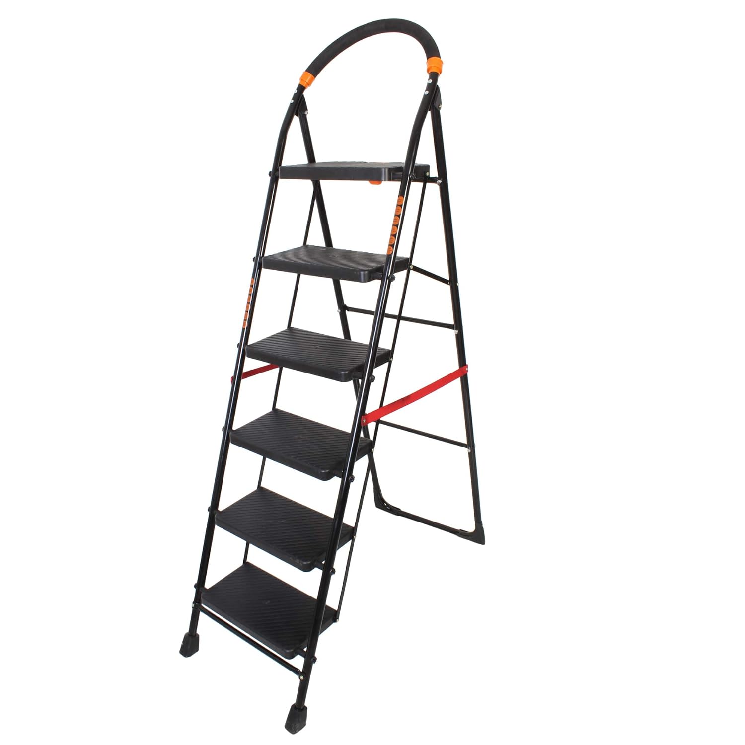 Orril ZOSHOMI Folding Ladder with Wide Steps and Steel Frame | Heavy ...
