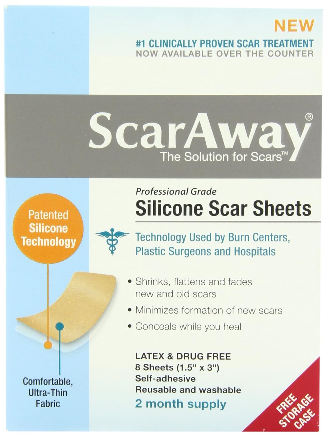 UPC 789015303091 - Scaraway Professional Grade Silicone Scar Treatment ...