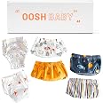 Amazon.com: Oosh Baby Training Pants Reusable, Waterproof, Absorbent ...