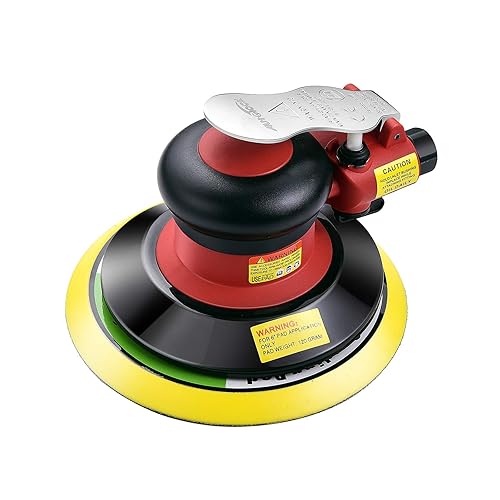 Autolock Professional Random Orbital Sander, Pneumatic Palm Sander, 6 ...