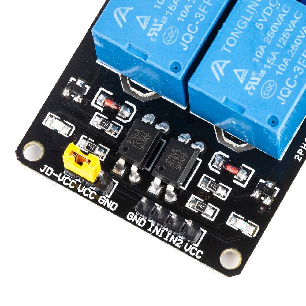 Mua MCIGICM 2 Channel DC 5V Relay Module for Arduino UNO R3 DSP ARM PIC ...