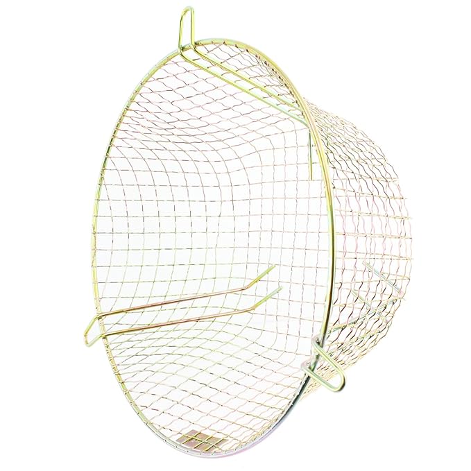 SPARES2GO Universal Zinc Coated Terminal Guard Round Boiler Flue Cage ...