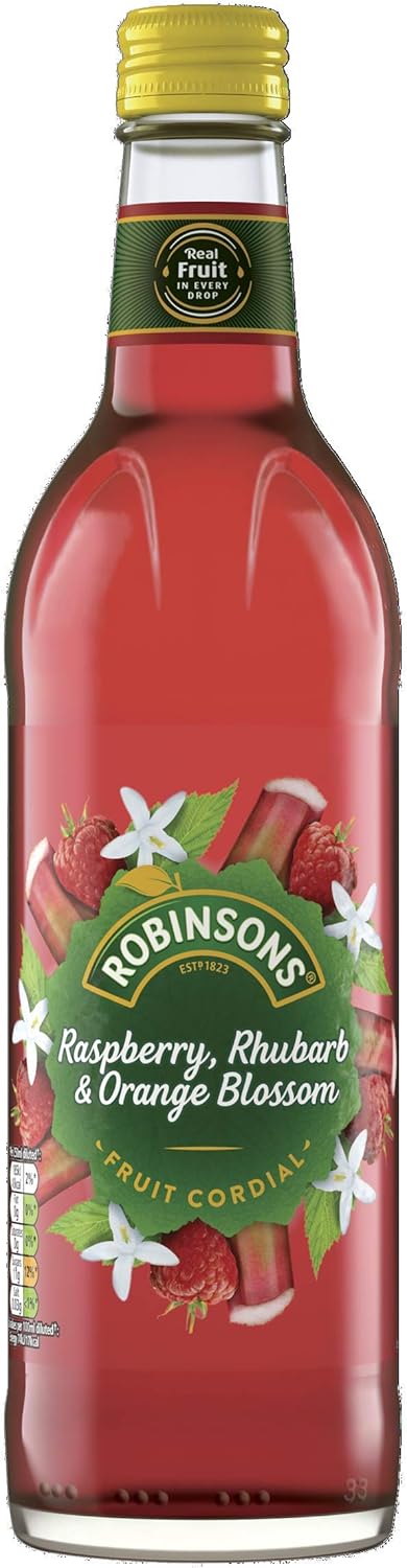 Robinsons Fruit Cordials Raspberry, Rhubarb and Orange Blossom, 500ml ...