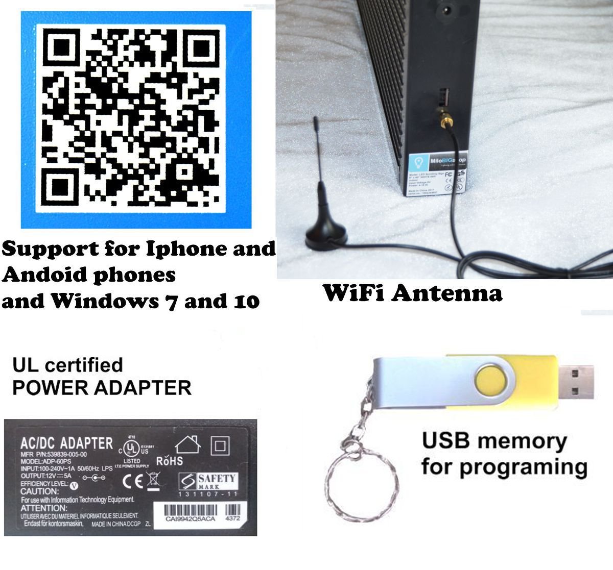 Industrial New Software Included POLAR LED sign POLAR LED light WiFi ...