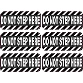 Amazon.com: StickerTalk Do Not Step Here Vinyl Stickers, 1 Sheet of 2 ...