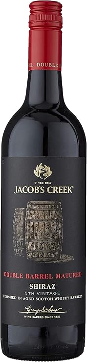 Jacob's Creek Double Barrel Shiraz Red Wine, 75 cl: Amazon.co.uk: Grocery