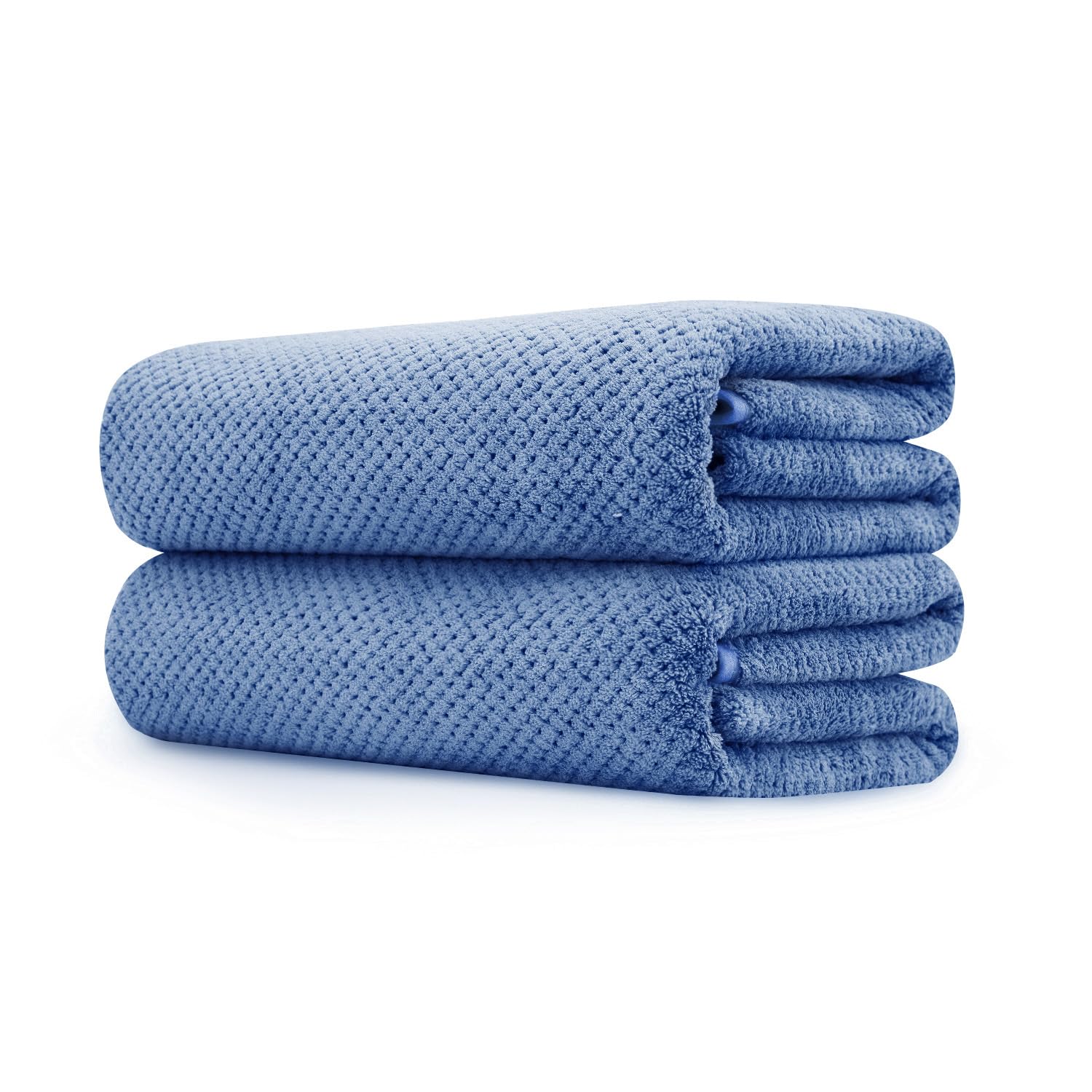 MaopaoBeauty 2 Pack Bath Towel Set 35" x 70", Extra Large Waffle Bath ...