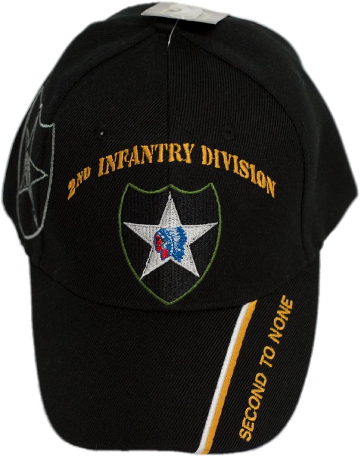 2nd Infantry Division Div Second to None Shadow Cap Licensed Hat Cap620 ...