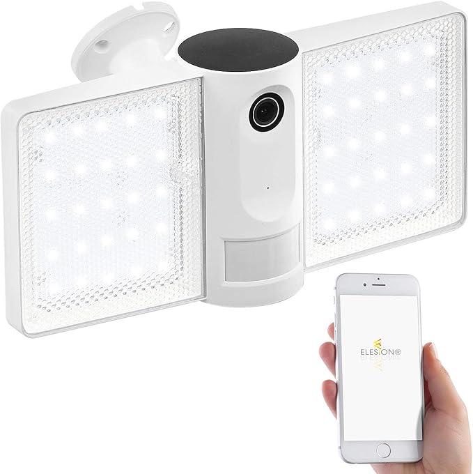 VisorTech Aussenleuchte mit Kamera: Full-HD-IP-Überwachungskamera, LED ...