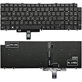 Amazon.com: Replacement Keyboard for Dell Latitude 5520 5530 5540 5521 5531, Precision 3560 3570 ...